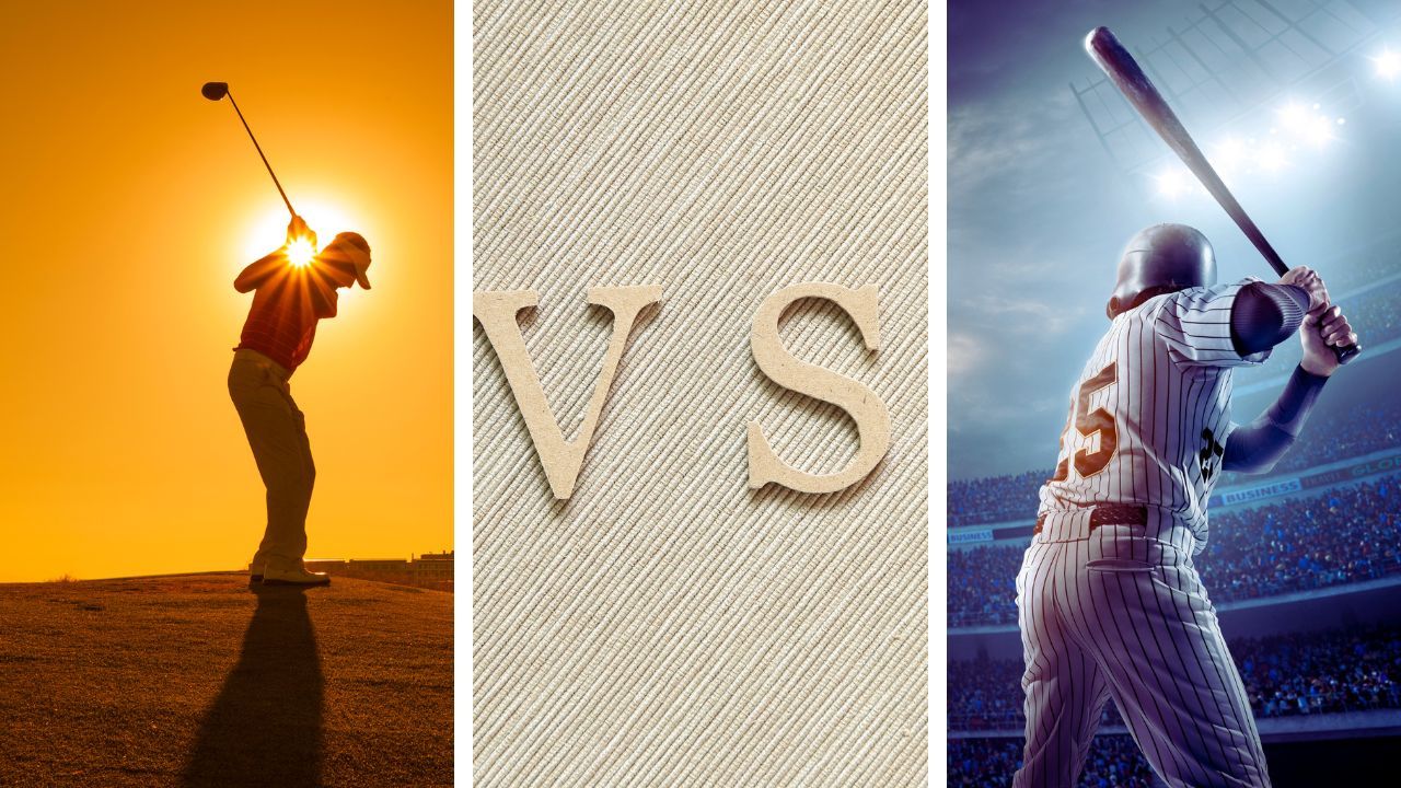 Golf vs. Baseball: Which is Harder?