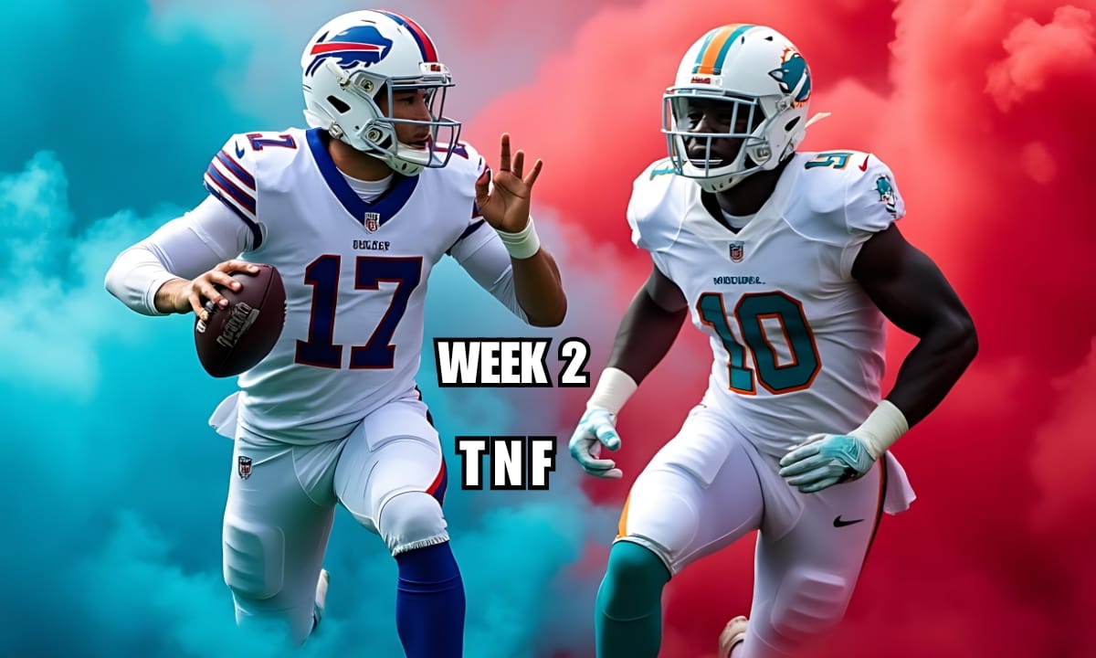 NFL TNF FOOTBALL Week 2: Buffalo vs Miami! (updated 5:50)